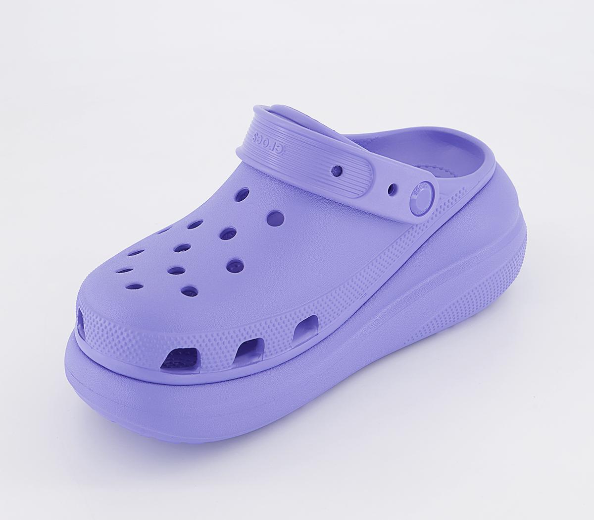 Crocs Classic Crush Clogs Digital Violet - Women’s Sandals