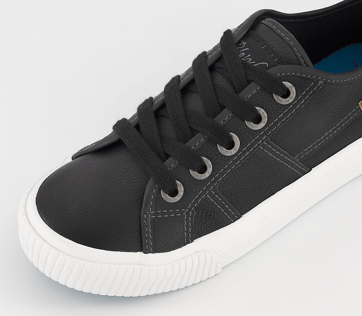 Blowfish Malibu Casper Trainers Black Maze Pu - Flat Shoes for Women