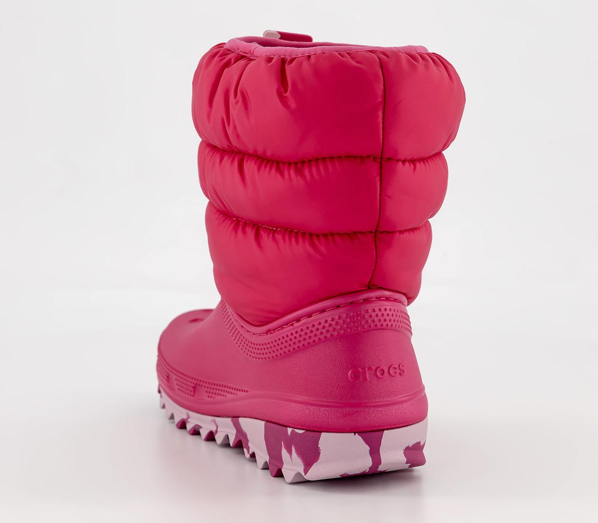 Crocs Classic Neo Puff Kids Boots Candy Pink - Unisex