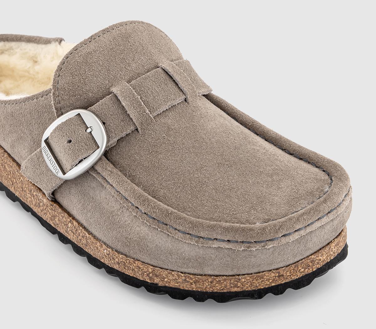 BIRKENSTOCK Buckley Shearling Stone Coin - Flat Shoes for Women