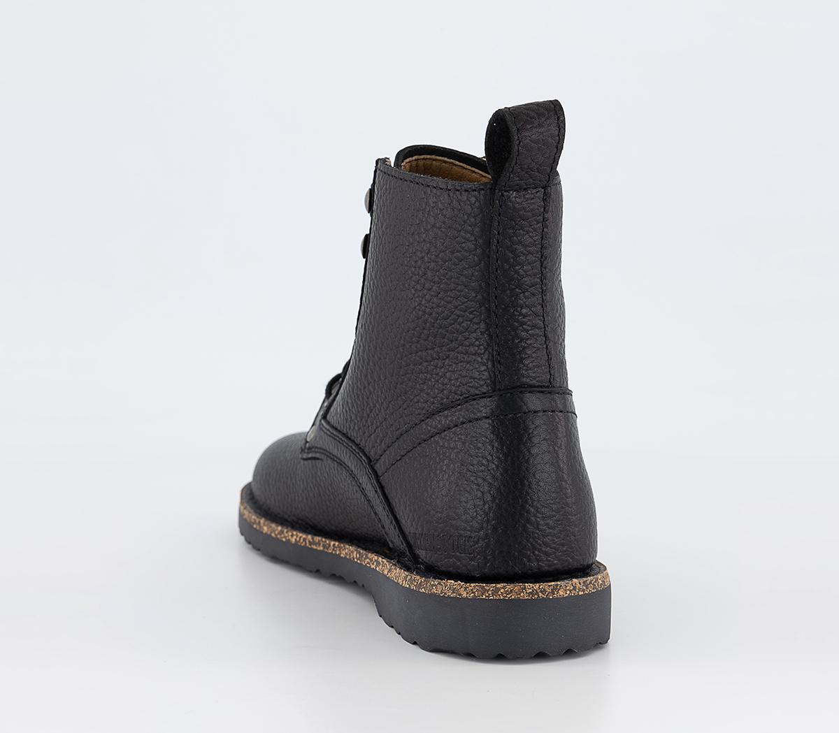 BIRKENSTOCK Bryson Lace Up Boots Black - Women's Ankle Boots