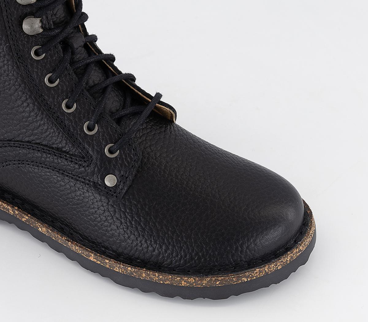 BIRKENSTOCK Bryson Lace Up Boots Black - Women's Ankle Boots