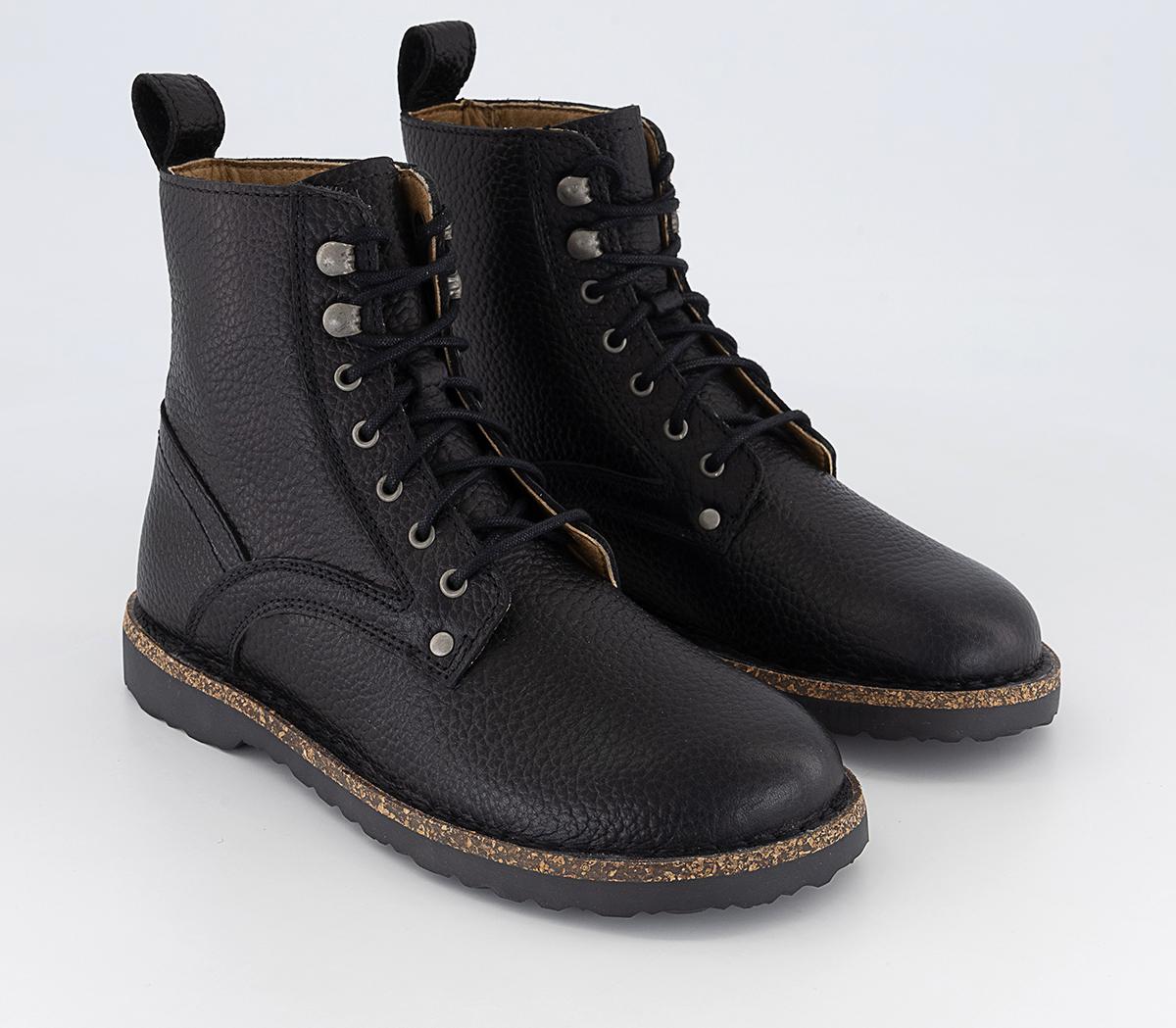 BIRKENSTOCK Bryson Lace Up Boots Black - Women's Ankle Boots