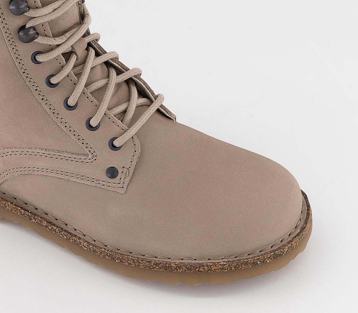 BIRKENSTOCK Bryson Shearling Boots Beige Taupe - Women's Boots