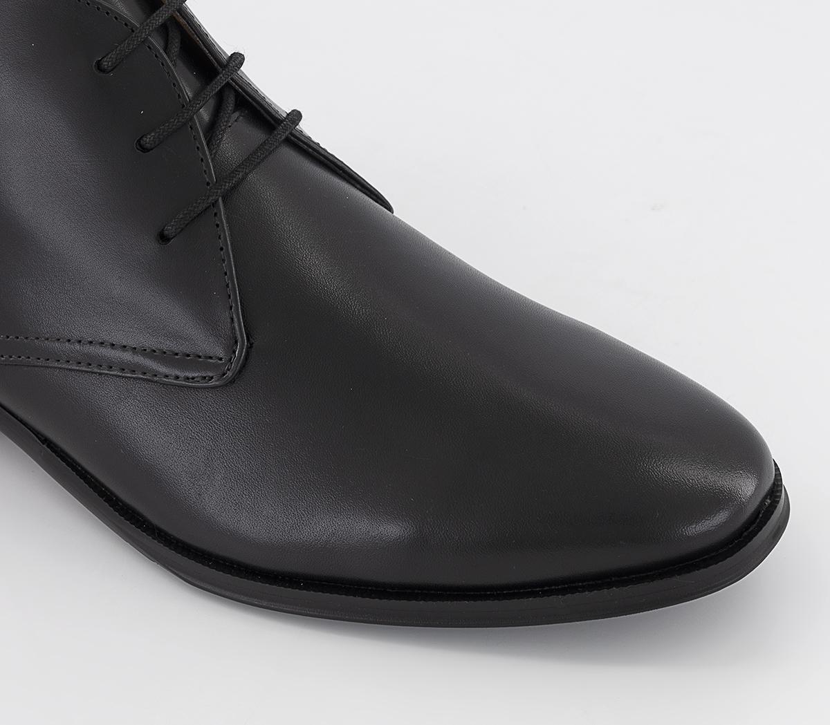 OFFICE Blake Formal Chukka Boots Black Leather - Men’s Boots