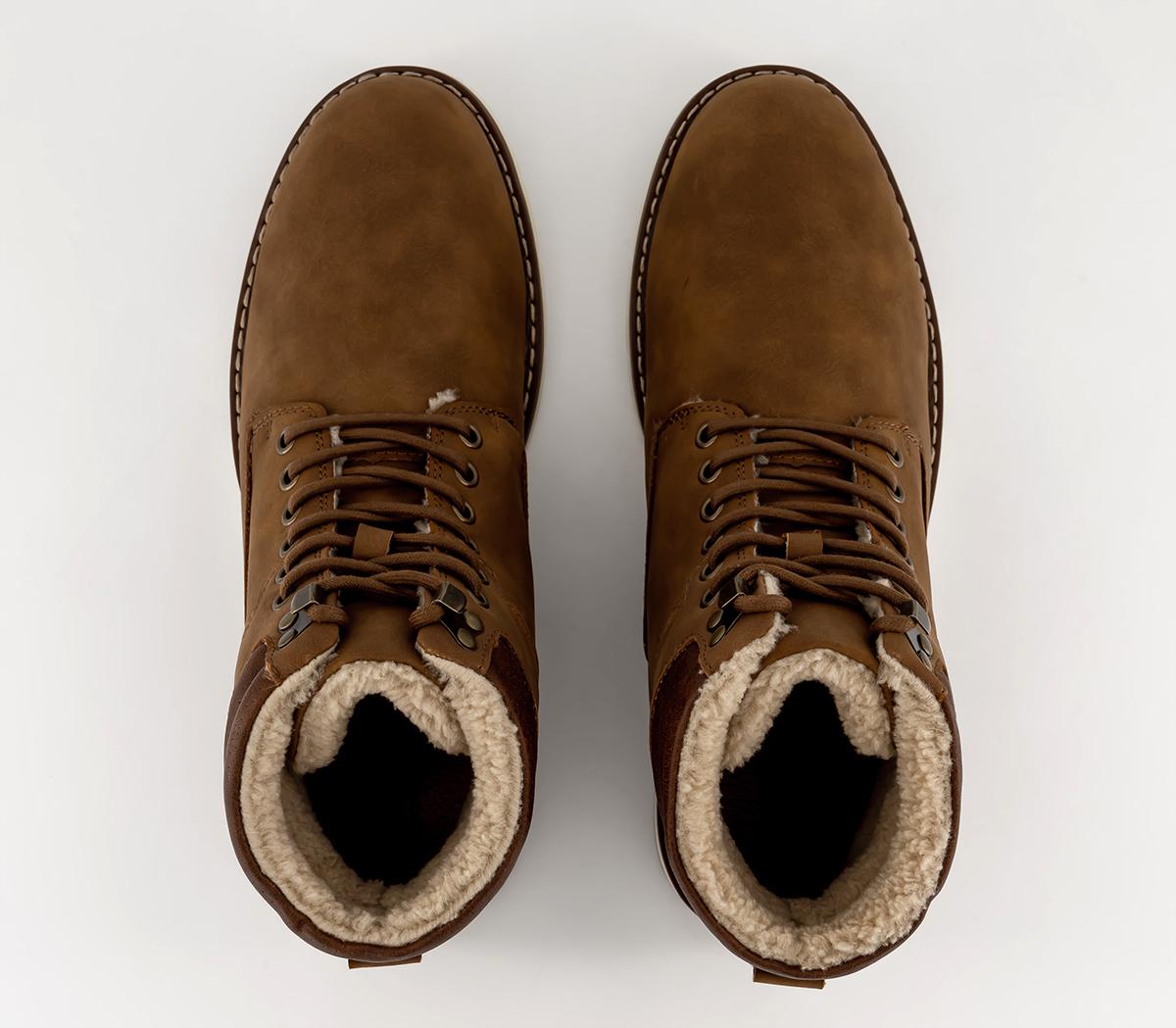 OFFICE Brookwood Borg Linned Hybrid Boots Tan - Men’s Boots