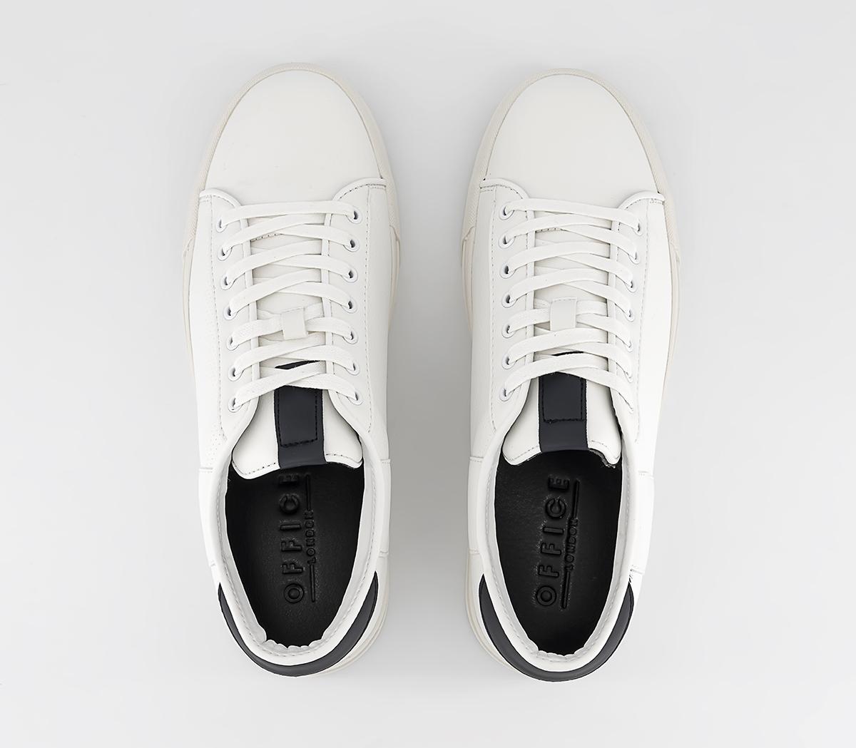 OFFICE Camber Back Tab Colour Block Sneakers White - Men's Casual Shoes