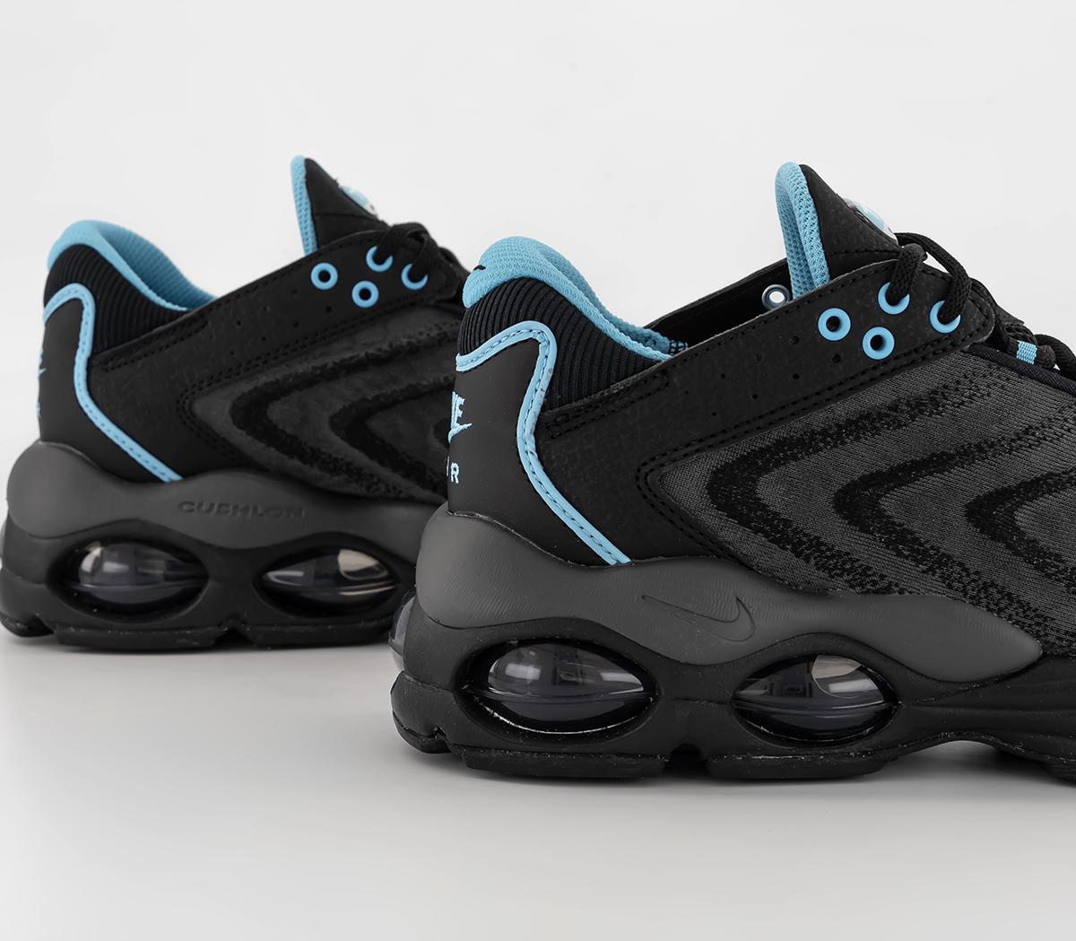 Nike Air Max Tailwind Trainers Black Baltic Blue Iron Grey White - Men ...