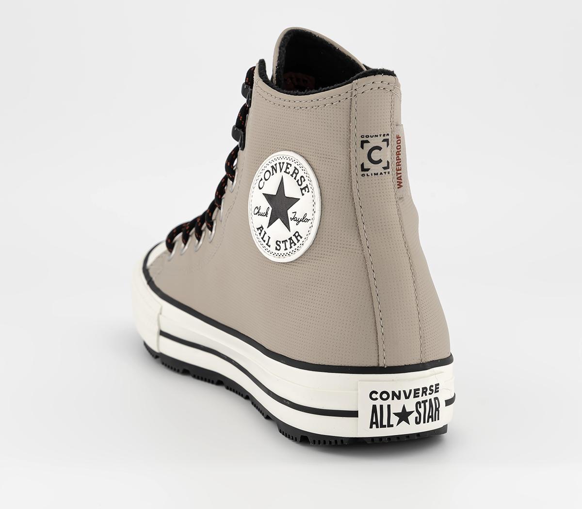 Converse Chuck Taylor All Star Winter Trainers Papyrus Egret Black ...