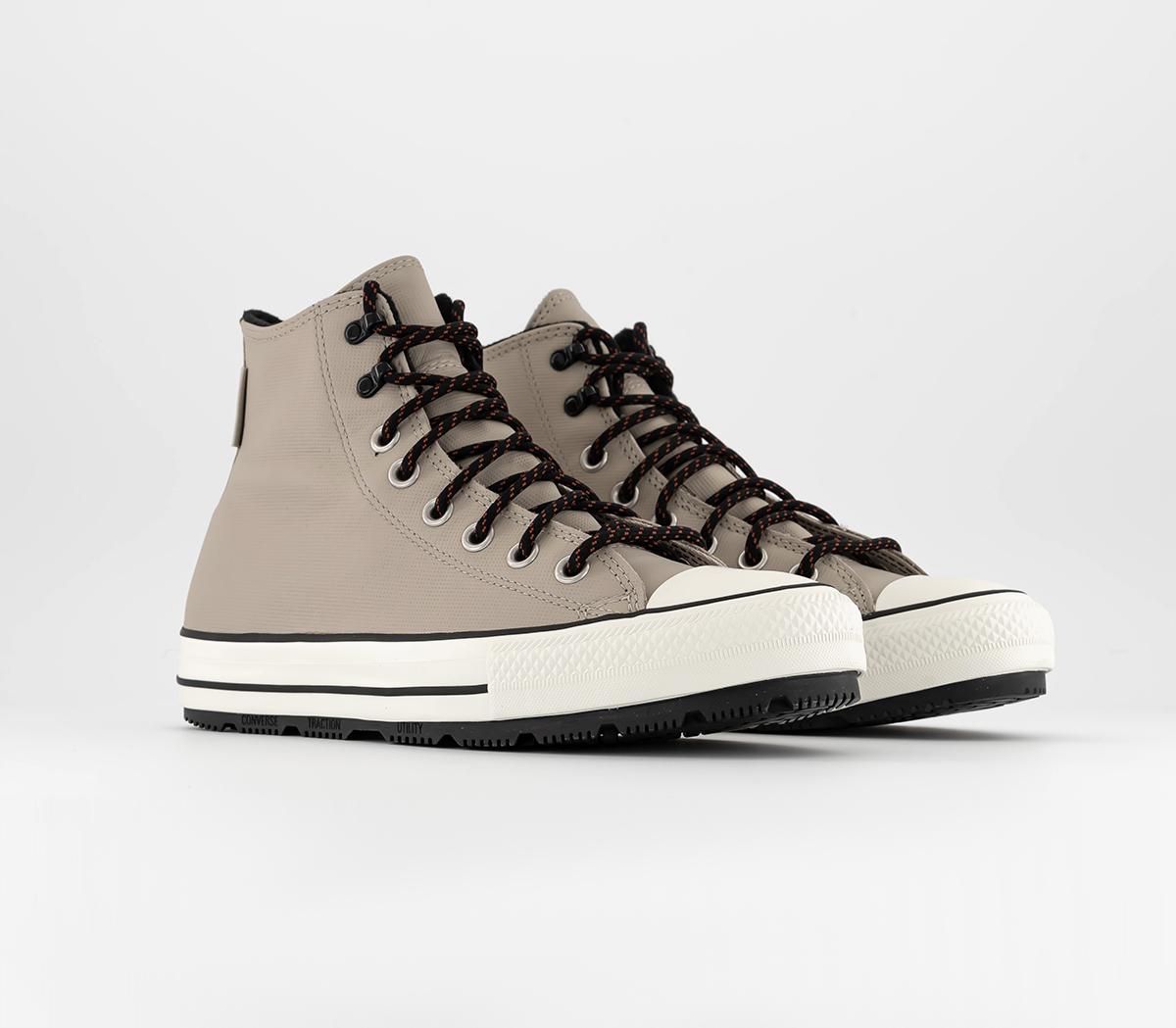 Converse Chuck Taylor All Star Winter Trainers Papyrus Egret Black ...