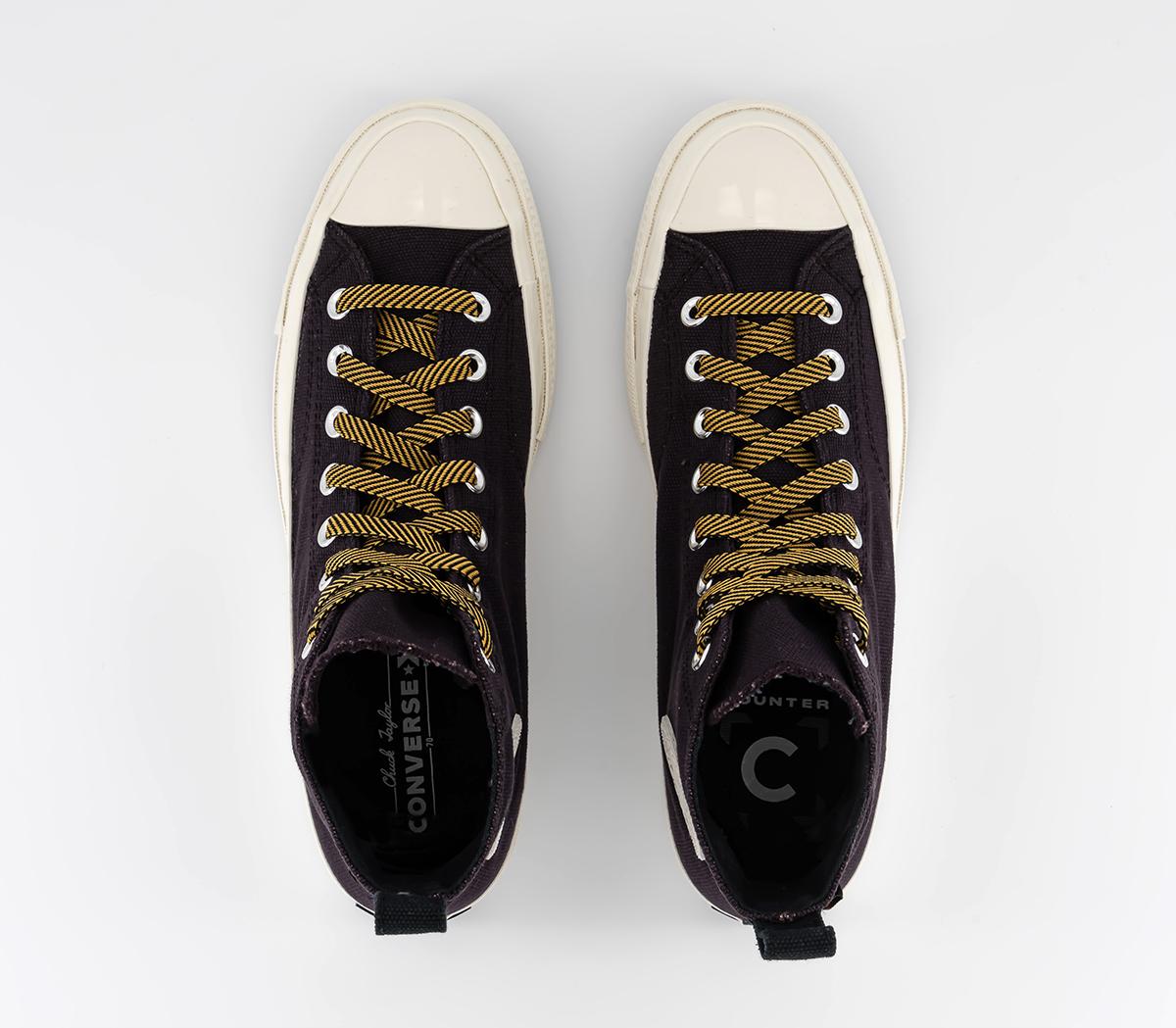 Converse Chuck 70 Gore Tex Trainers Black Cherry Yellow Egret ...