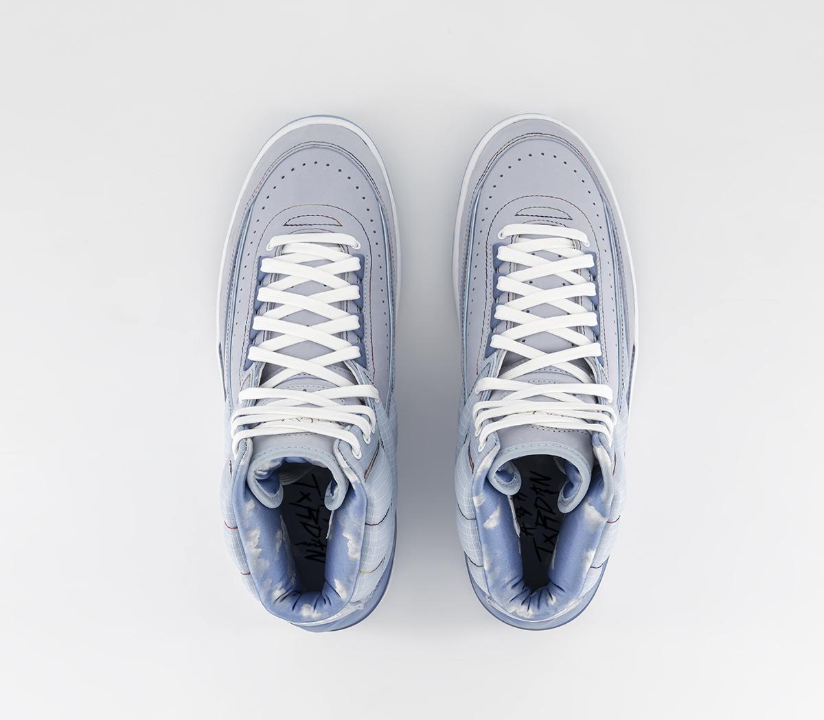 Jordan Air Jordan 2 Trainers Celestine Blue White Multi Color - Men's ...