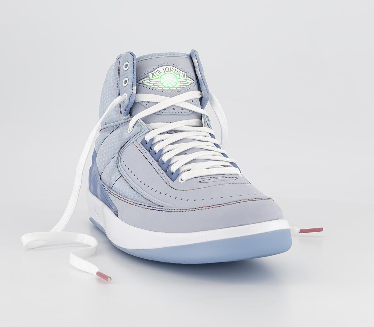 Jordan Air Jordan 2 Trainers Celestine Blue White Multi Color - Men's ...