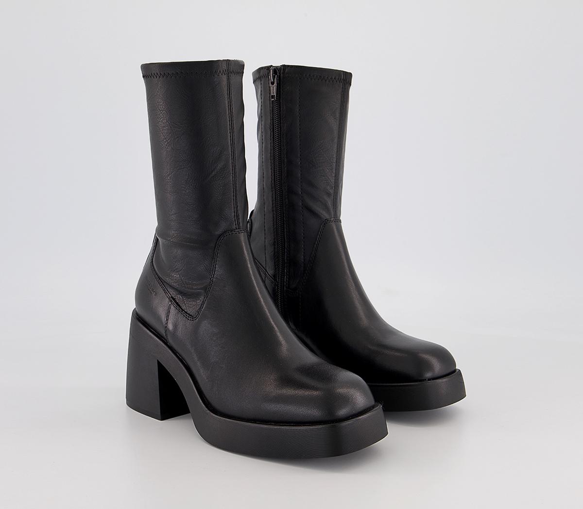 Vagabond Shoemakers Brooke Mid Boots Black - Women's Ankle Boots