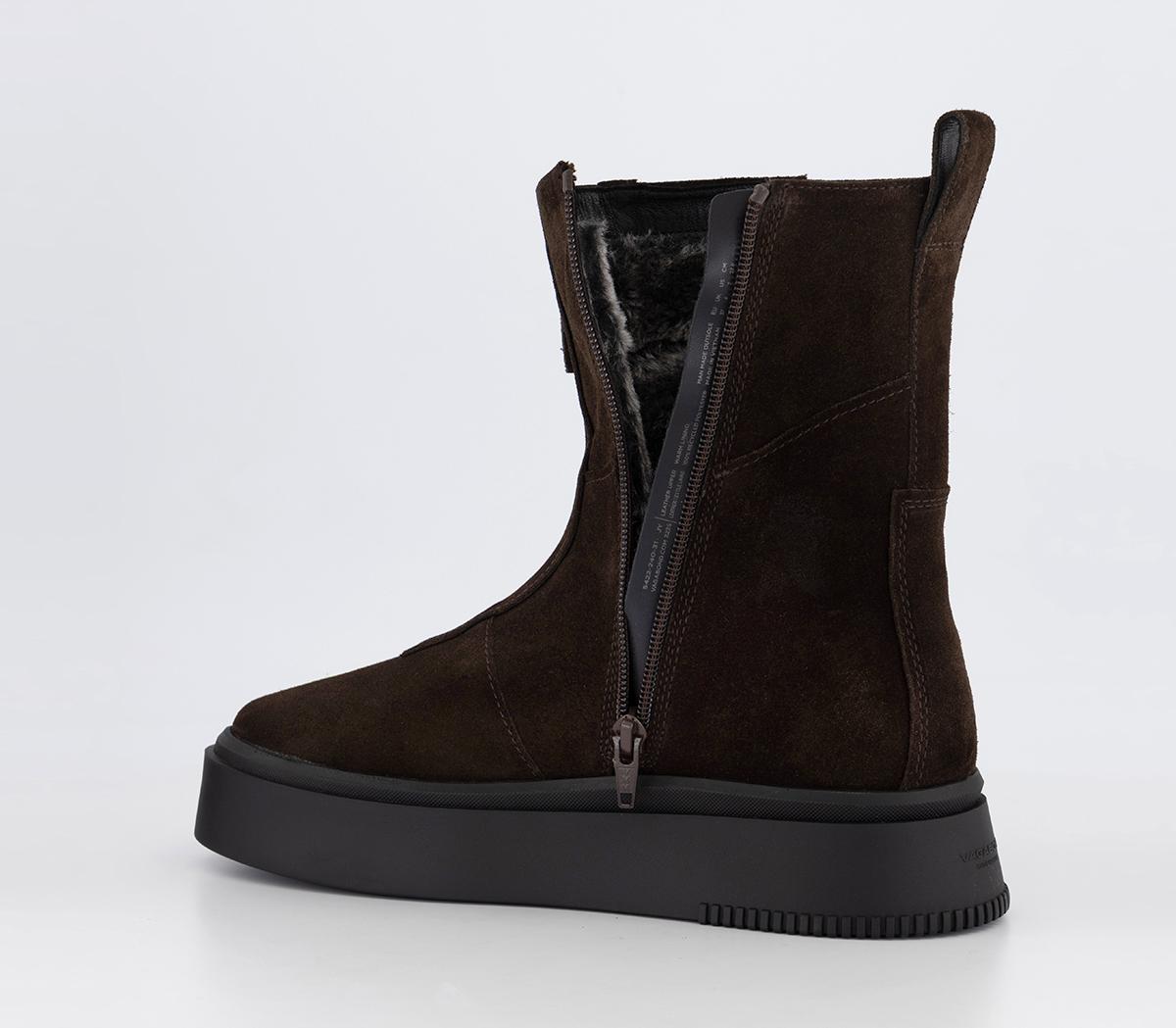 Vagabond Shoemakers Stacy Mid Boots Java - Women's Ankle Boots