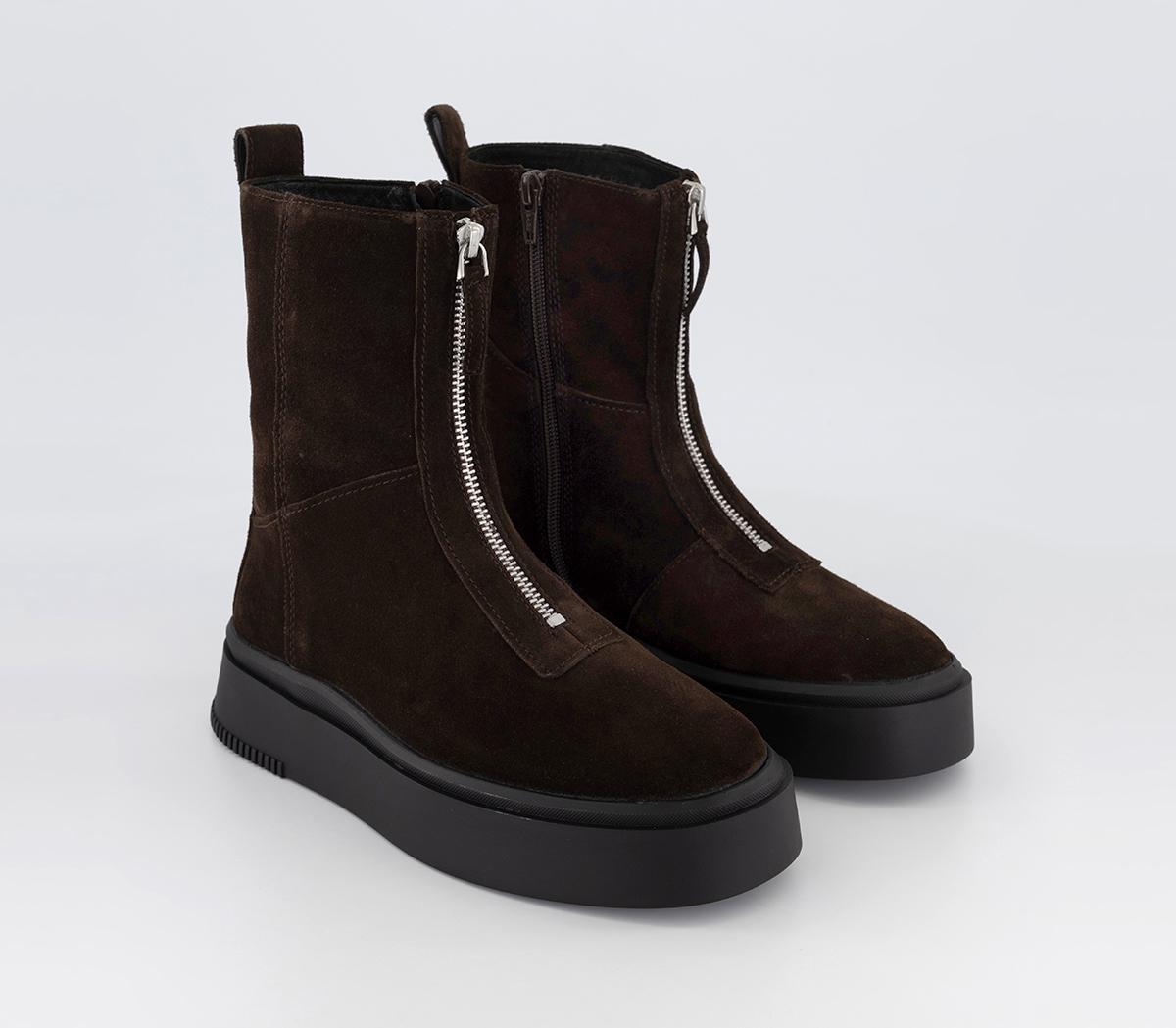 Vagabond Shoemakers Stacy Mid Boots Java - Women's Ankle Boots