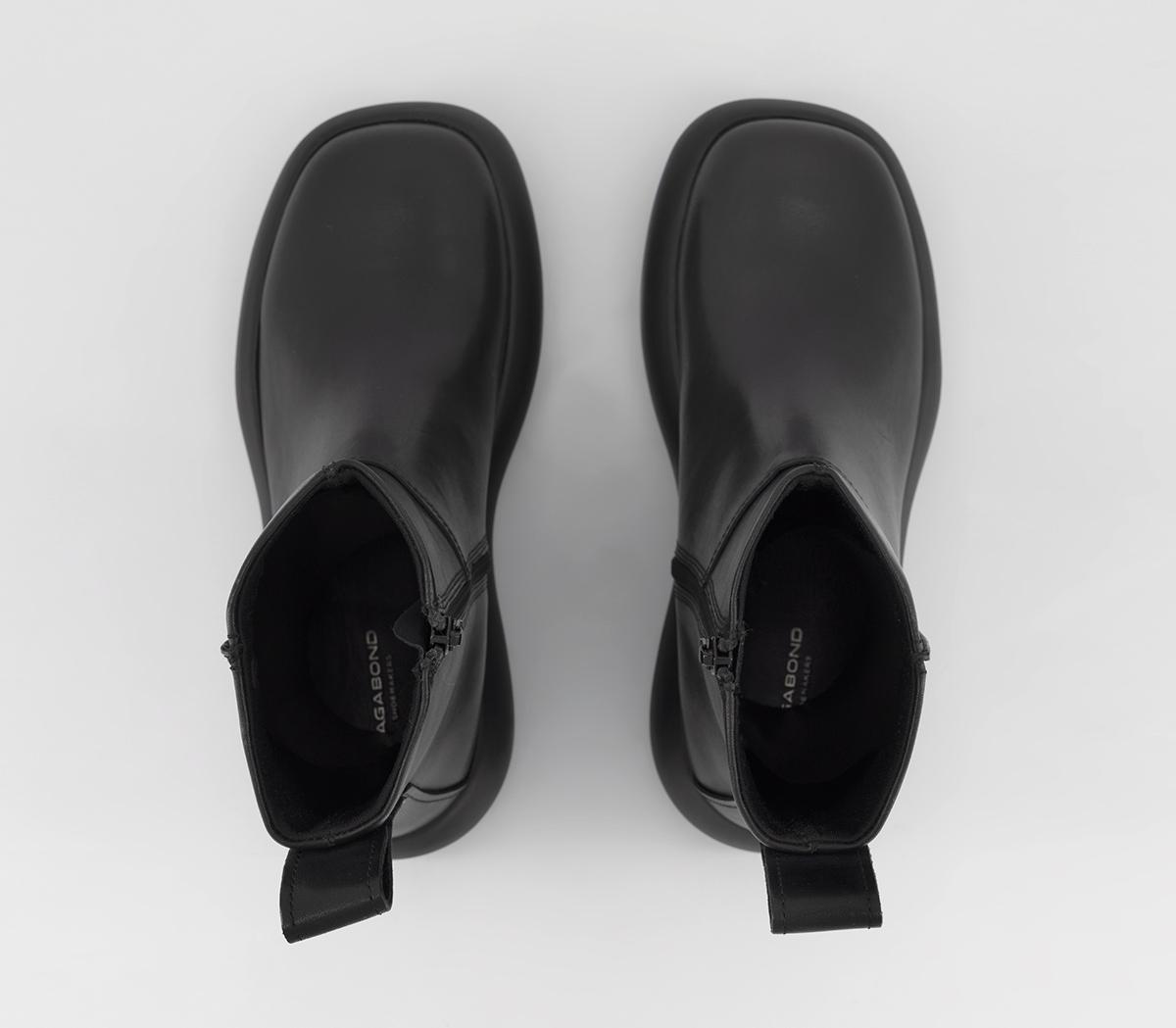 Vagabond Shoemakers Janick Boots Black - Women's Ankle Boots