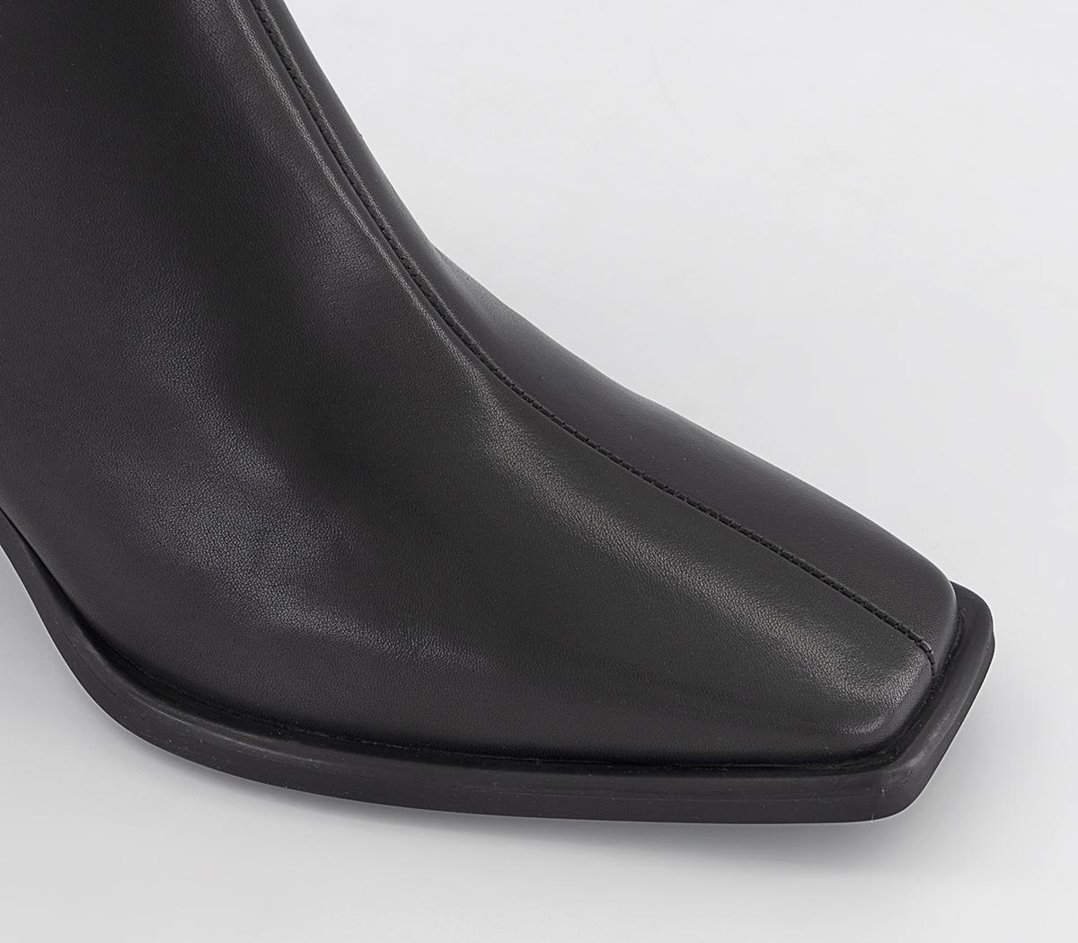 Vagabond Shoemakers Hedda Mid Buckle Boots Black - Women's Ankle Boots