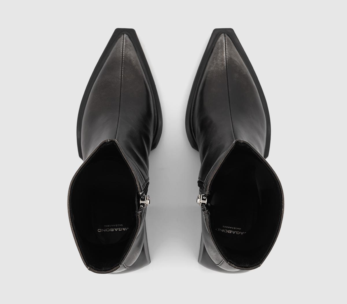 Vagabond Shoemakers Vivian Ankle Boot Silver - Women's Ankle Boots