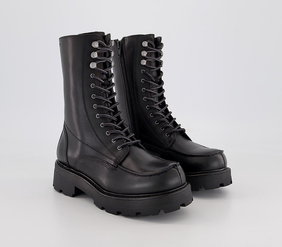 Vagabond Shoemakers Cosmo 2.0 Hardware Boots Black - Women's Ankle Boots