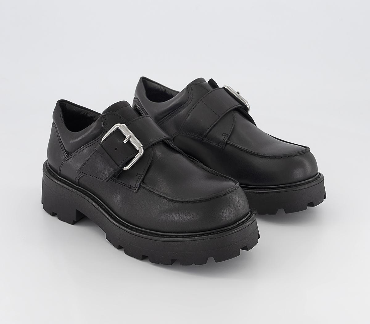 Vagabond Shoemakers Cosmo 2.0 Monk Shoes Black - Flat Shoes for Women