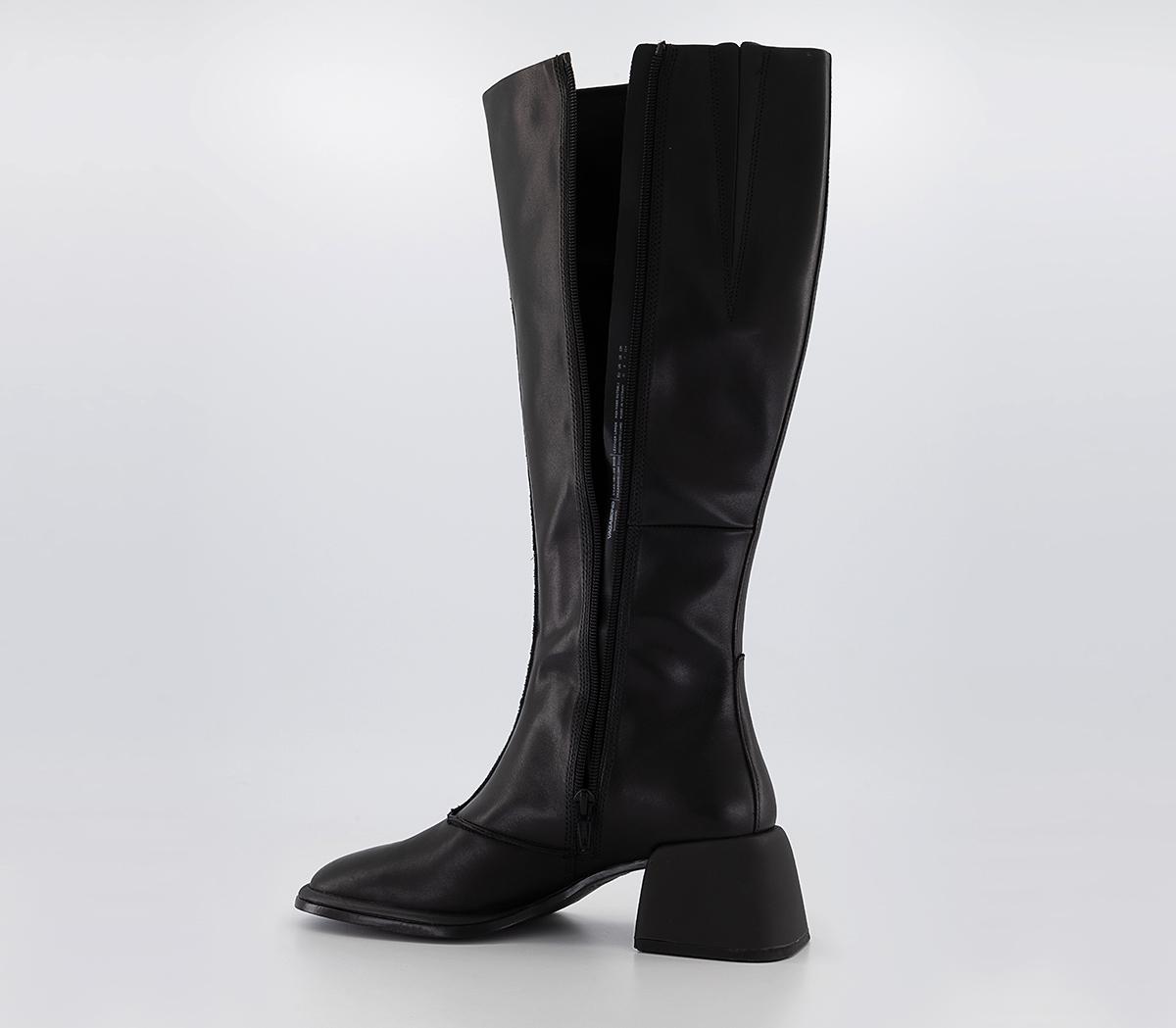 Vagabond Shoemakers Ansie Tall Boots Black - Women's Knee High Boots