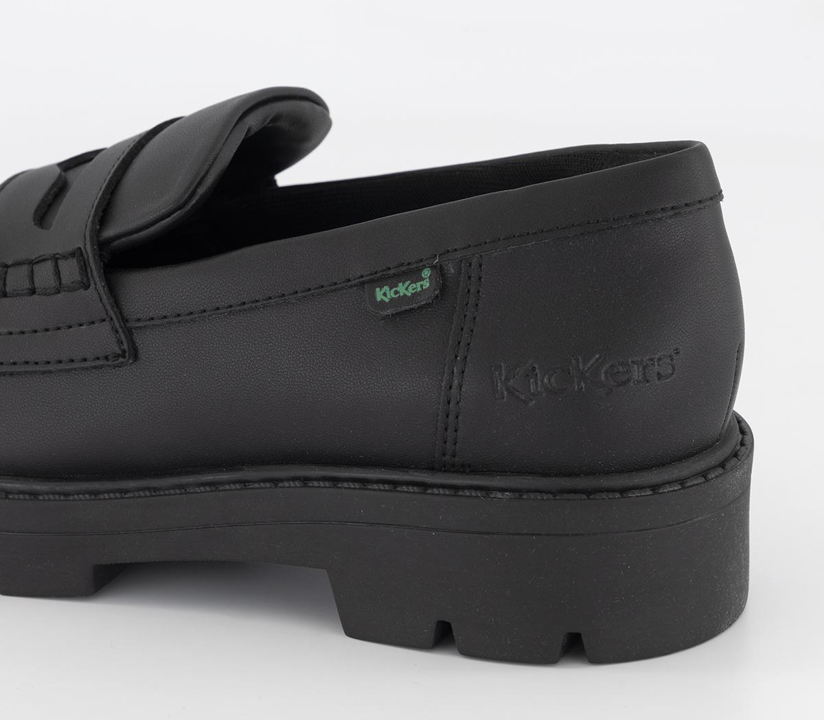 Kickers Kori Loafer Vegan Shoes Black - Women’s Loafers