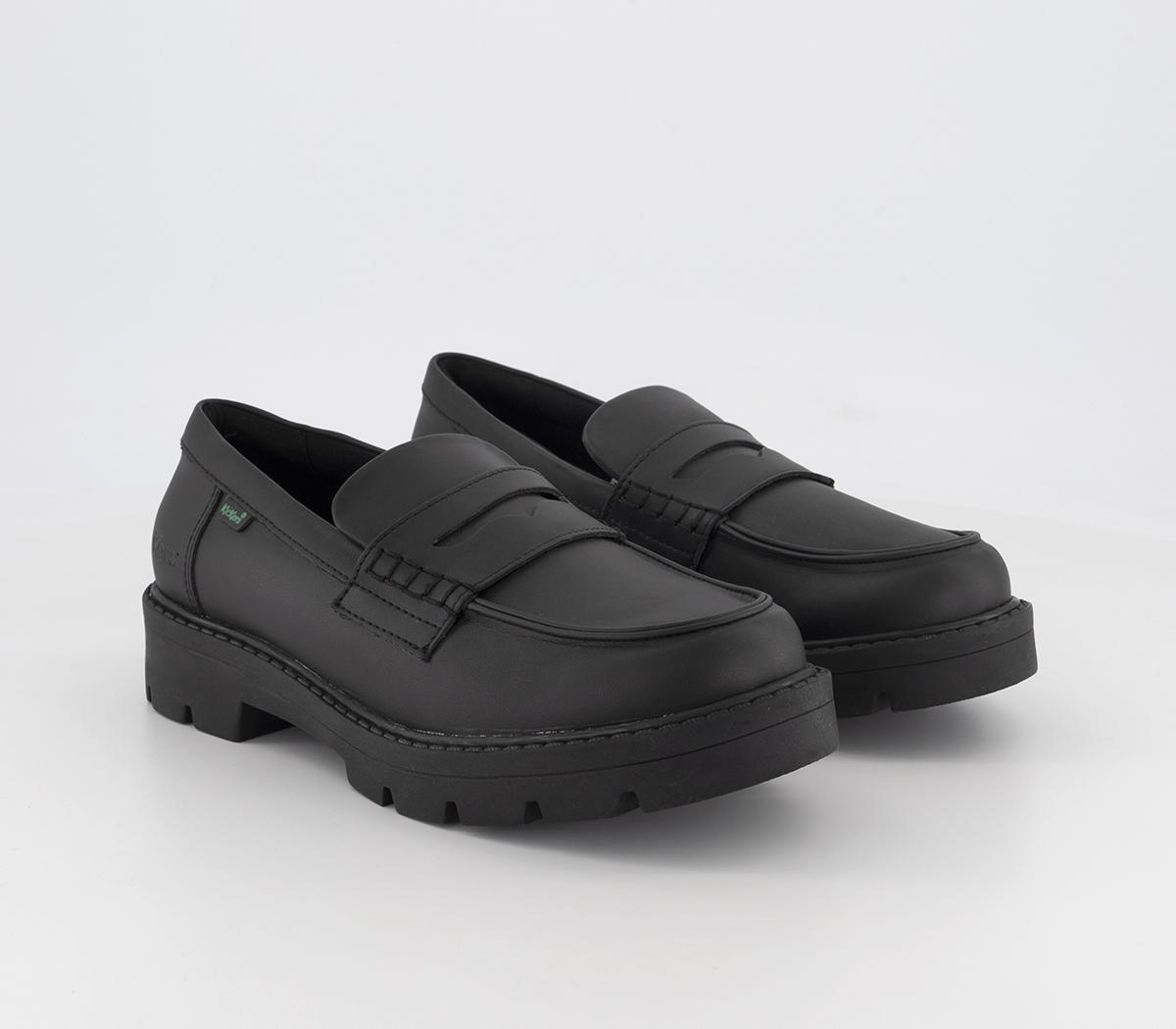 Kickers Kori Loafer Vegan Shoes Black - Women’s Loafers