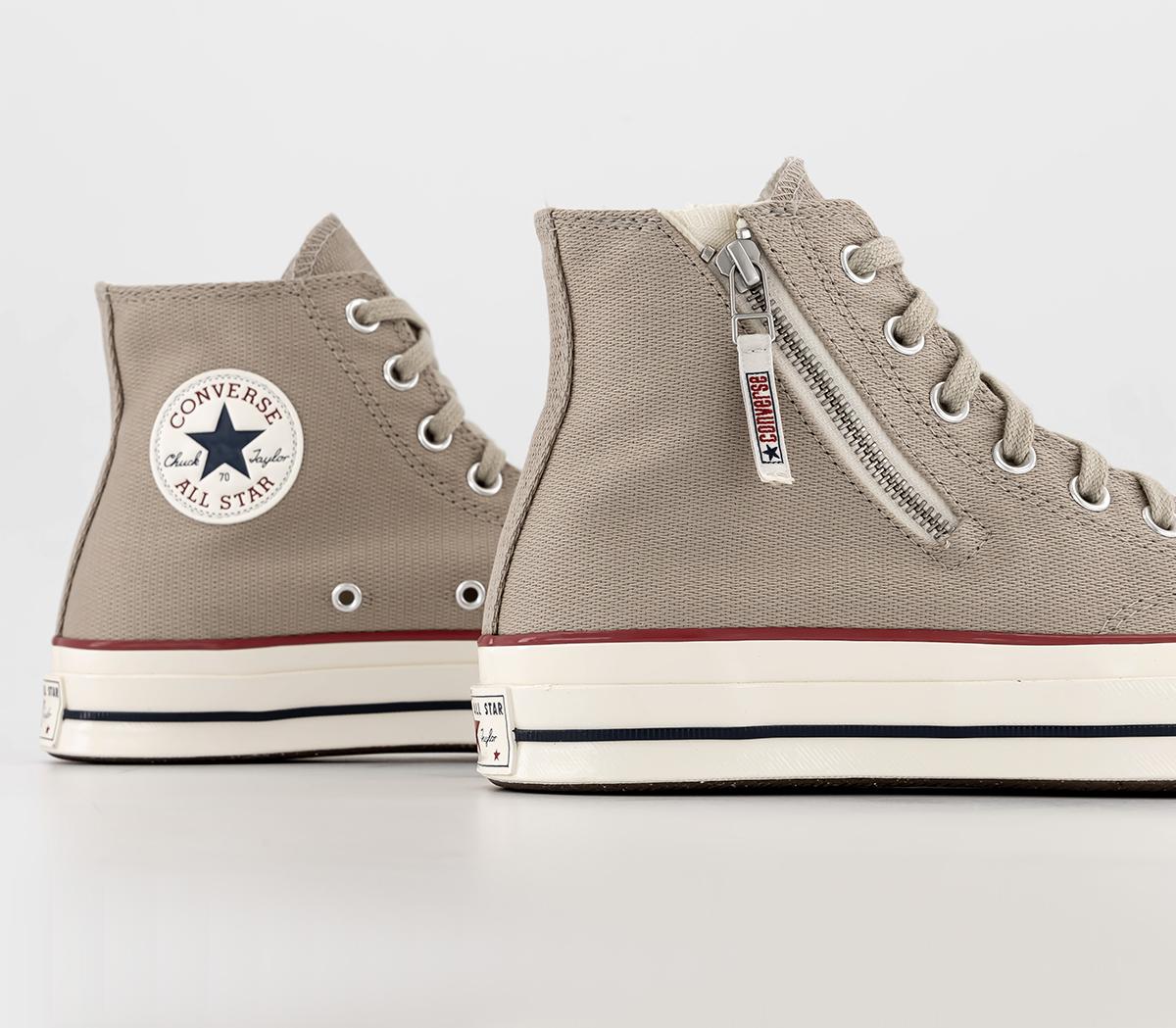 Converse Chuck 70 Side Zip Trainers Papyrus Papyrus Egret - Men's Trainers