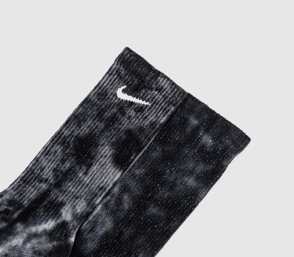 Nike Everyday Plus Socks 1 Pair Black Light Smoke Grey White - Accessories