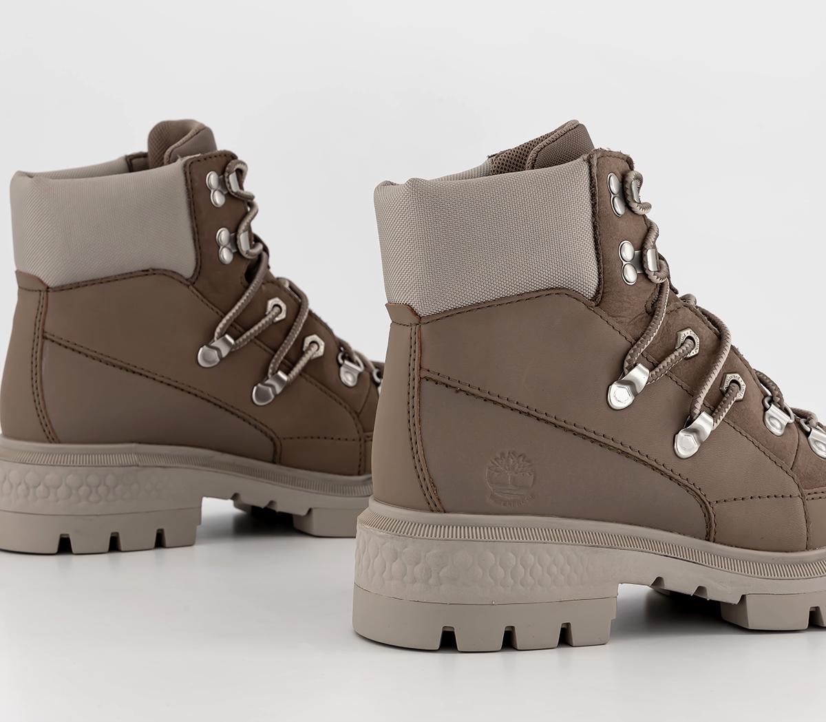 Timberland Cortina Valley Hiker Boots Taupe - Women's Ankle Boots