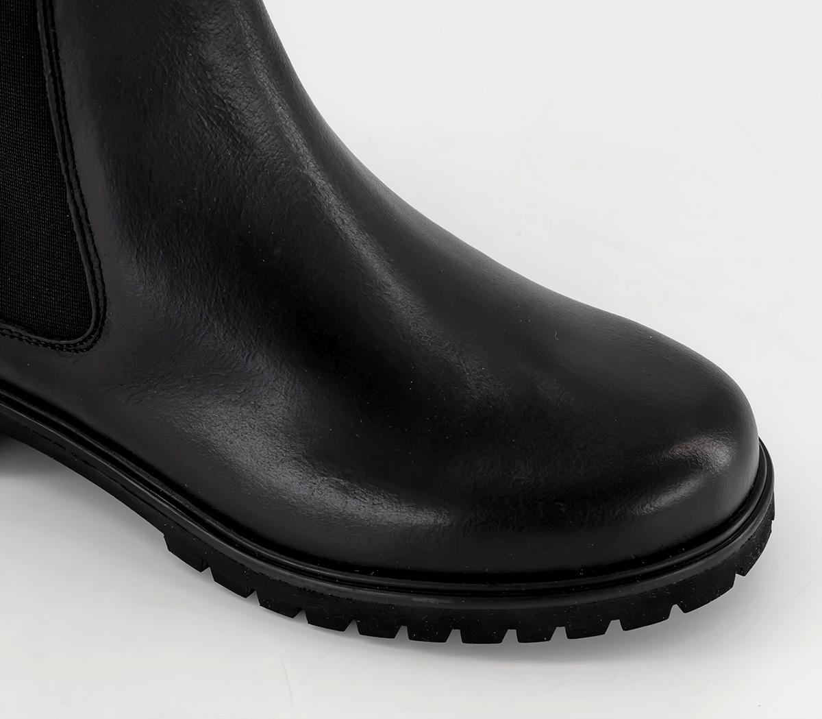 Timberland Timberland Lyonsdale Chelsea Boots Black Fur Lined - Women's ...