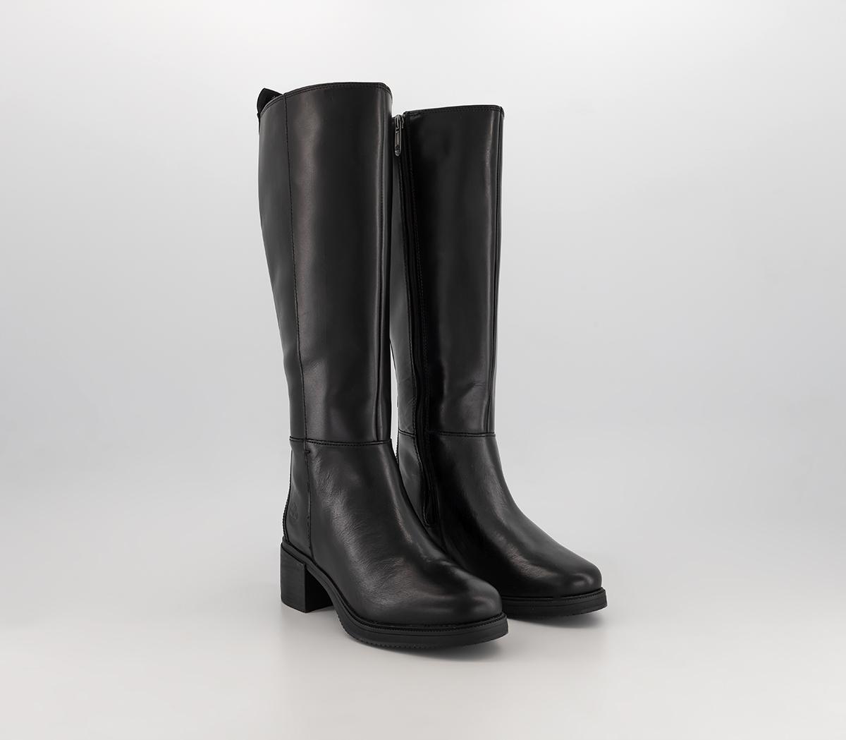 Timberland Dalston Vibe Tall Boots Black - Women's Knee High Boots