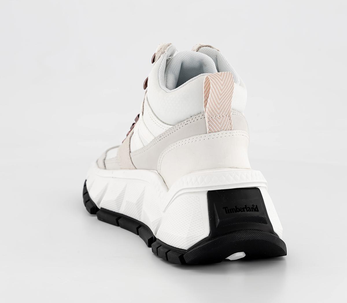 Timberland Tbl Turbo Hiker Sneaker Boots White - Women's Ankle Boots