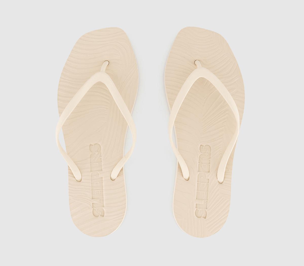 Sleepers Sleepers Tapered Flip Flops Eggnog - Women’s Sandals