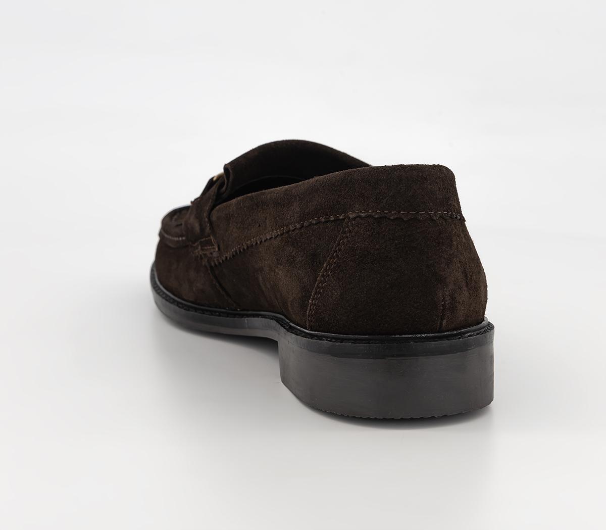 Hudson London Archer Chain Loafers Brown - Men’s Smart Shoes