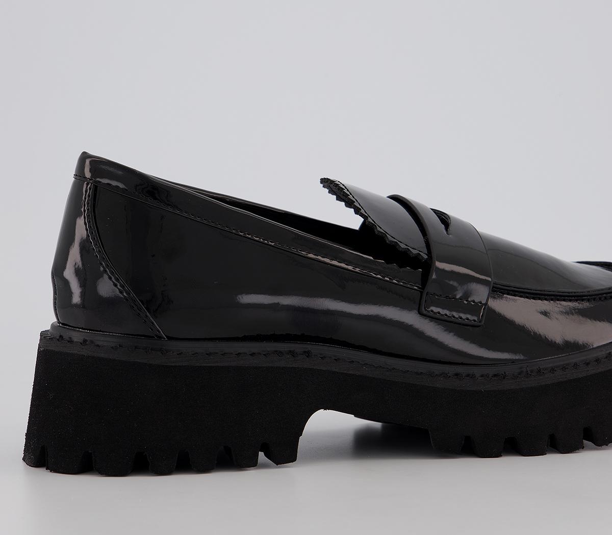 Raid Astra Loafers Black Patent - Flat Shoes for Women