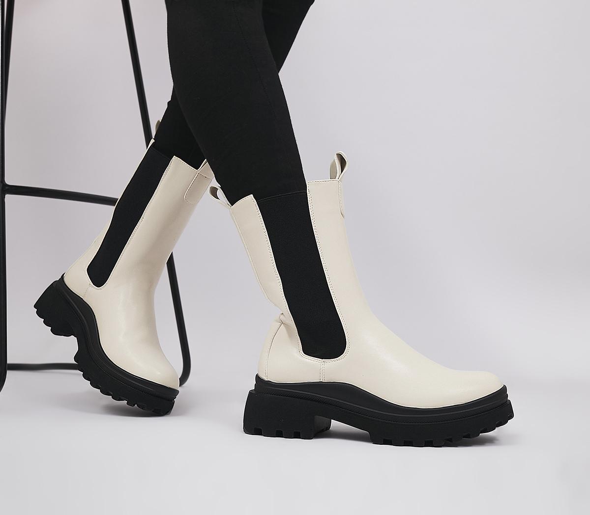 Raid Classic Wave Boots White - Women's Ankle Boots
