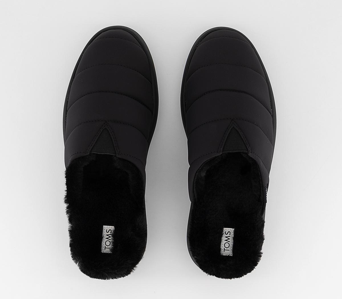 TOMS Alpargata Mallow Mules Black - Flat Shoes for Women