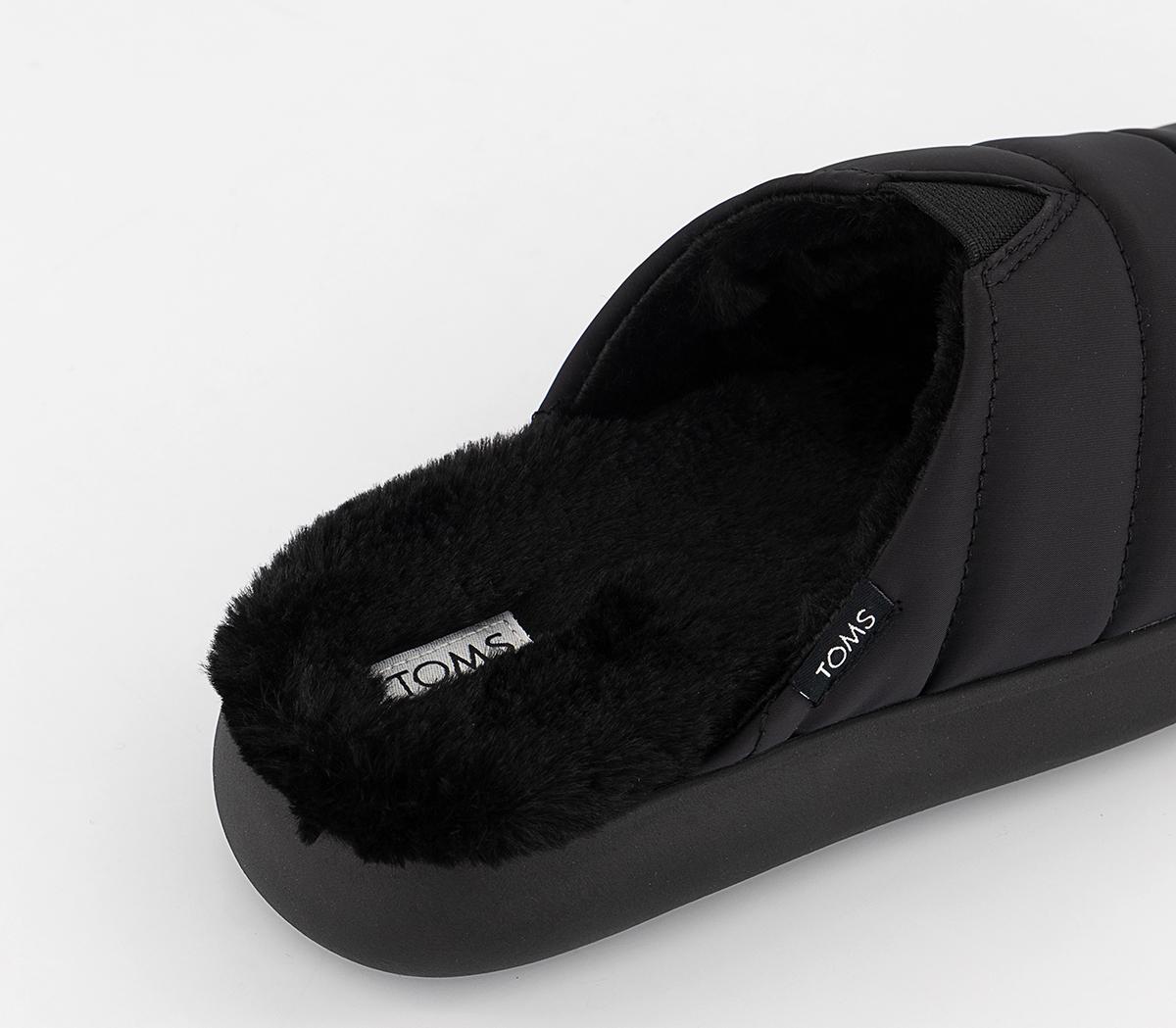 TOMS Alpargata Mallow Mules Black - Flat Shoes for Women
