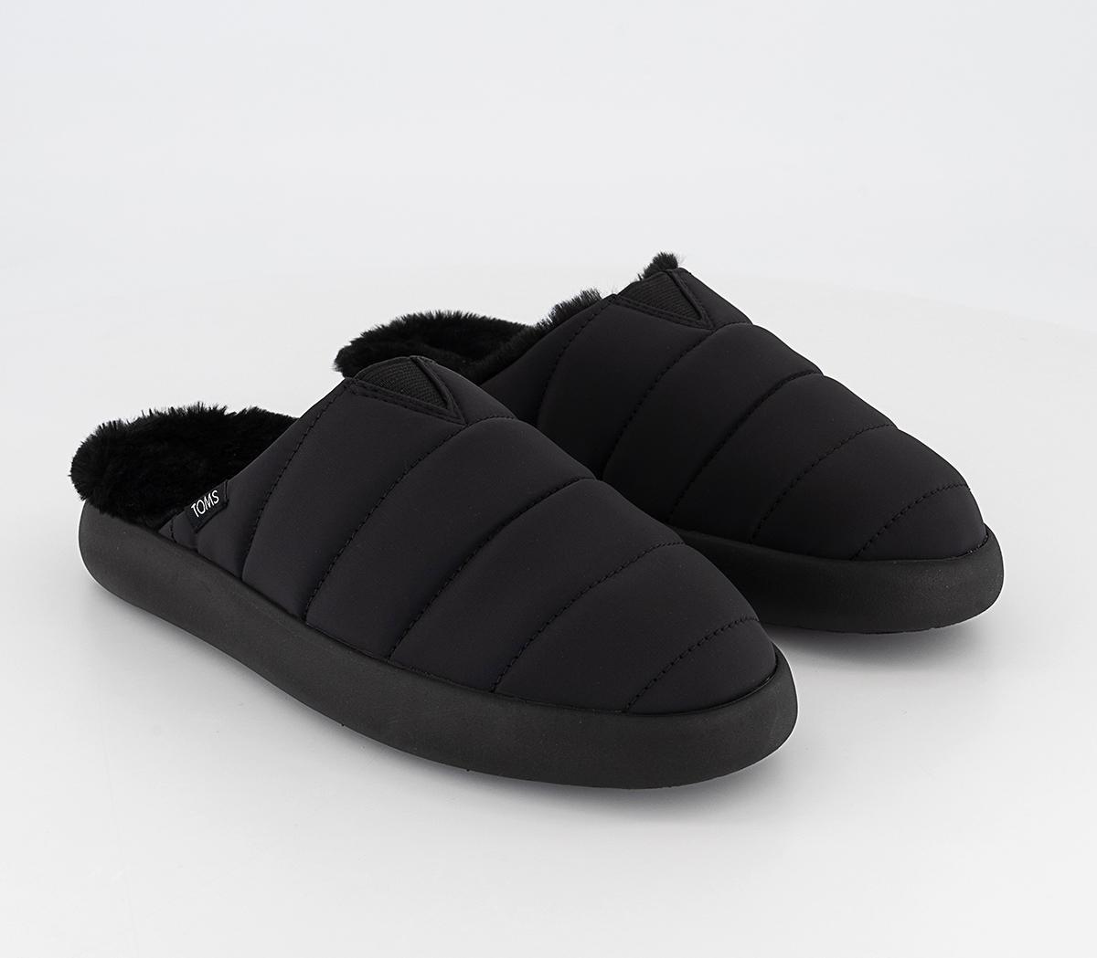 TOMS Alpargata Mallow Mules Black - Flat Shoes for Women