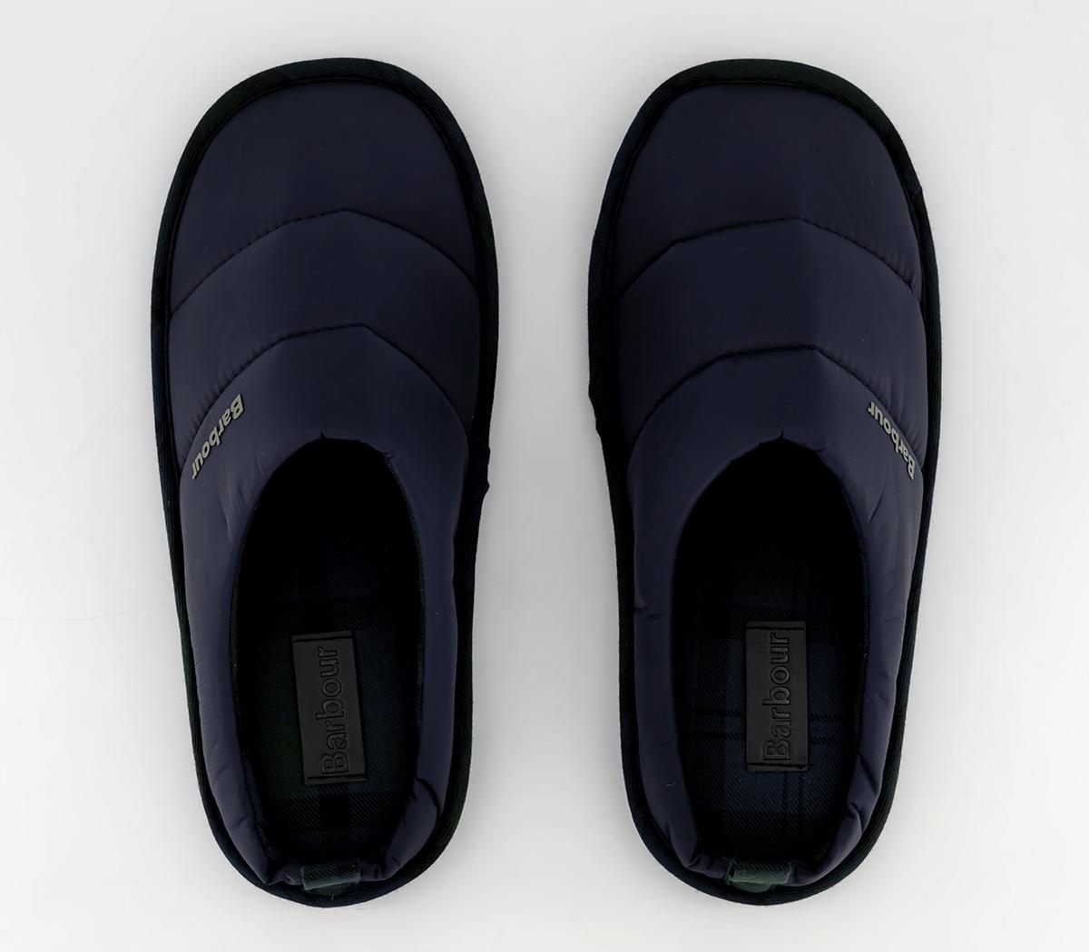 Barbour Barbour Scott Slippers Navy - Men's Casual Shoes