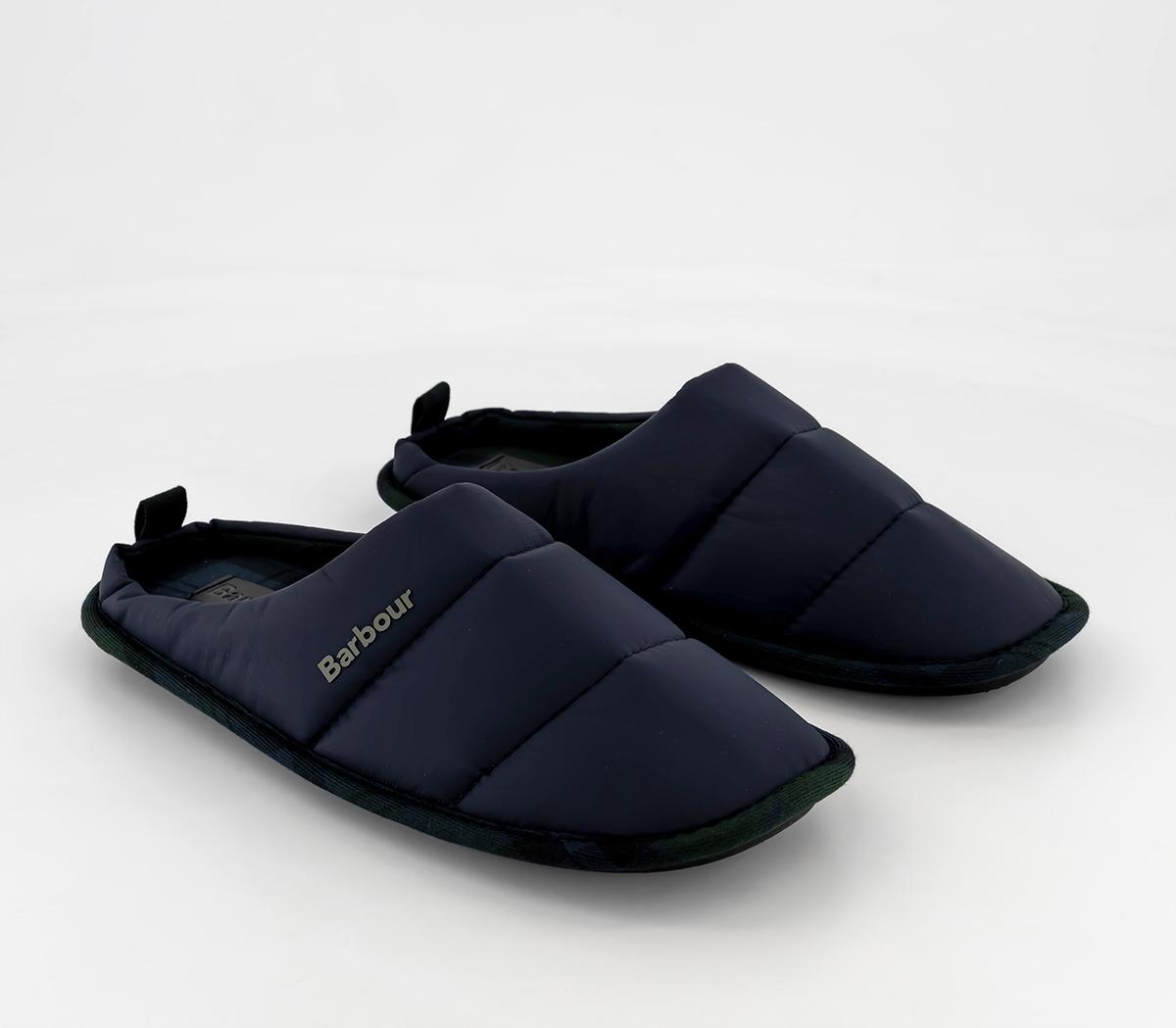 Barbour Barbour Scott Slippers Navy - Men's Casual Shoes
