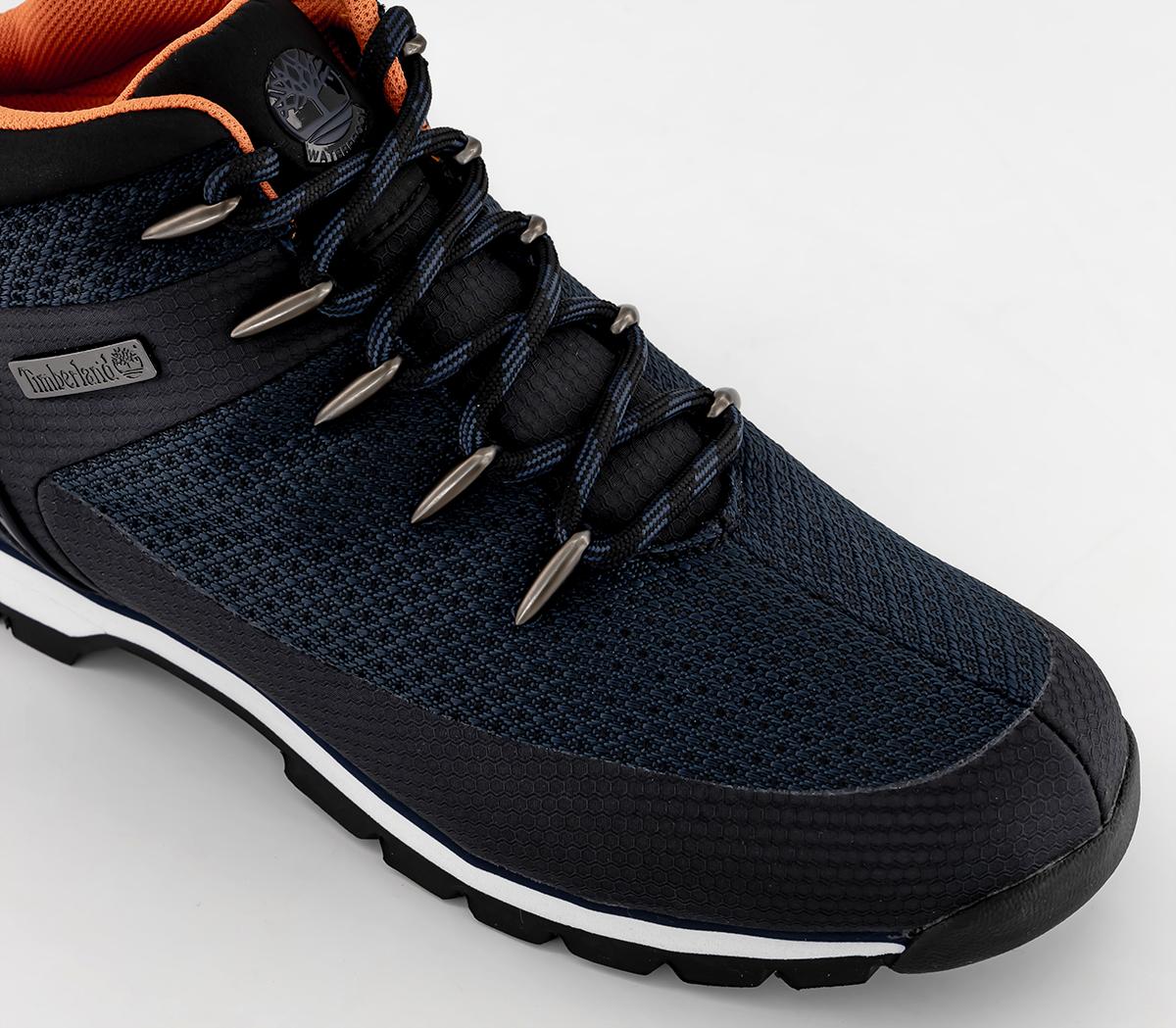 Timberland Euro Sprint Fabric Boots Navy - Men’s Boots