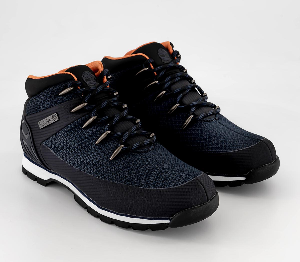 Timberland Euro Sprint Fabric Boots Navy - Men’s Boots