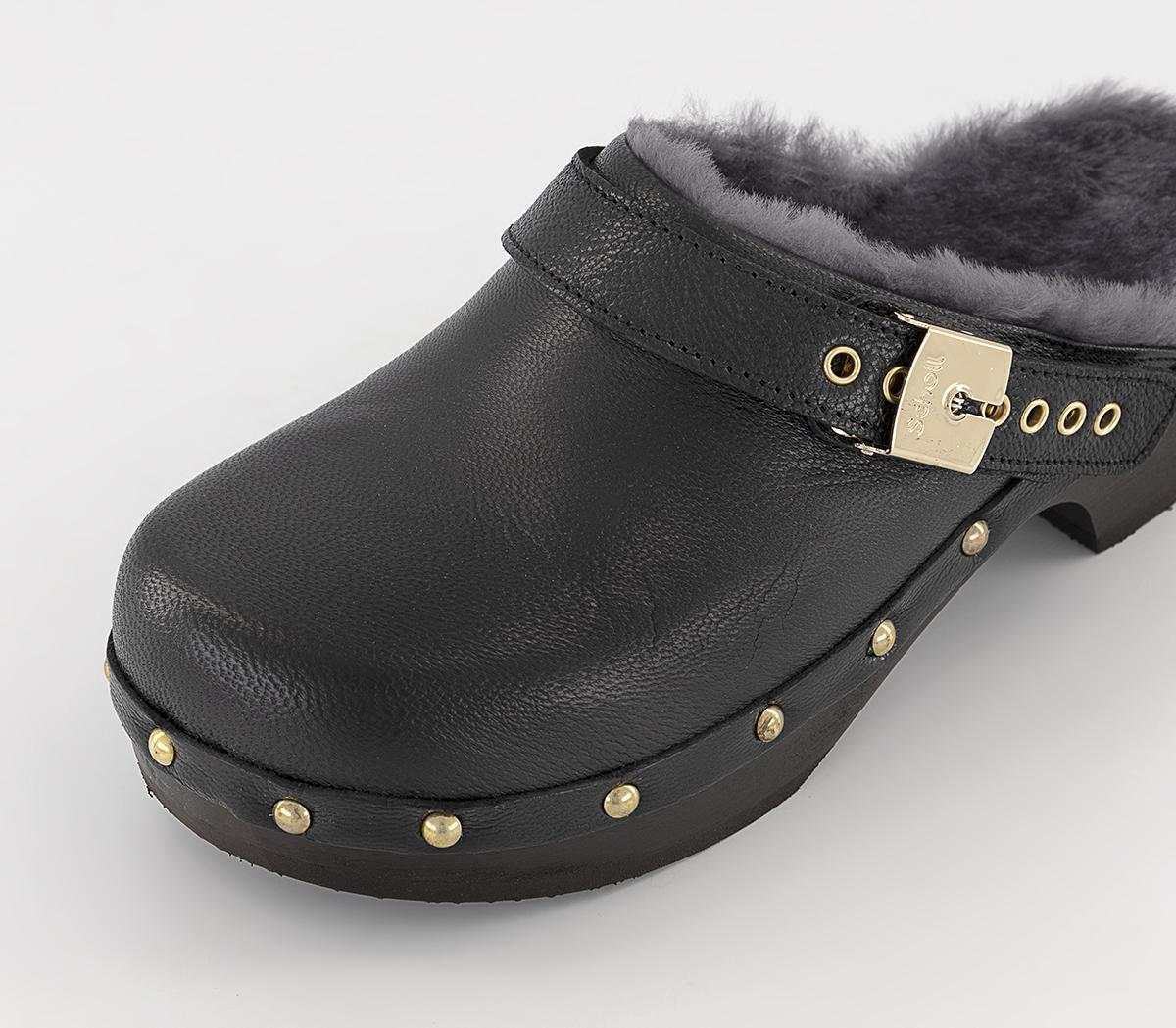 Scholl Pescura Robin Clogs Black - Mid Heels