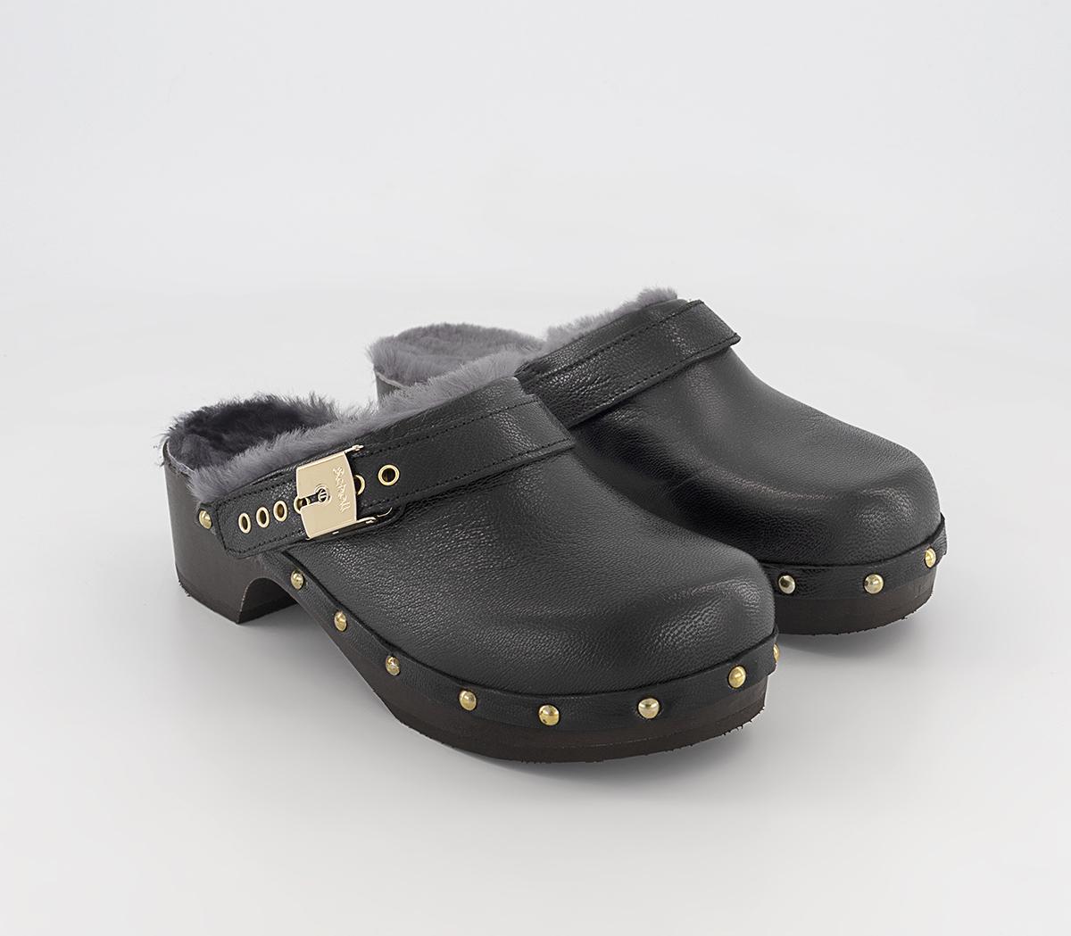 Scholl Pescura Robin Clogs Black - Mid Heels