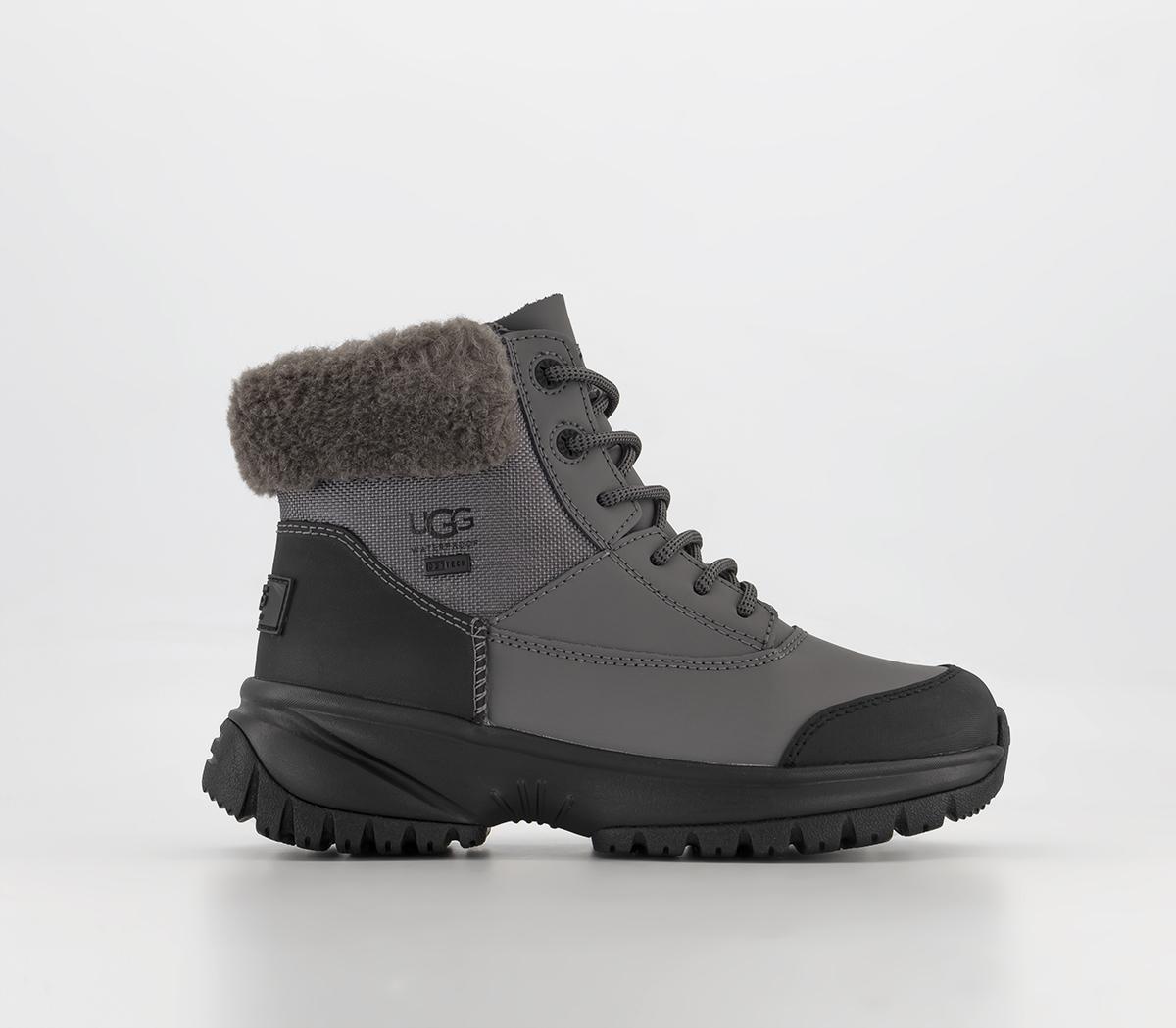 UGG Yose Fluff V2 Boots Slate - Women's Boots