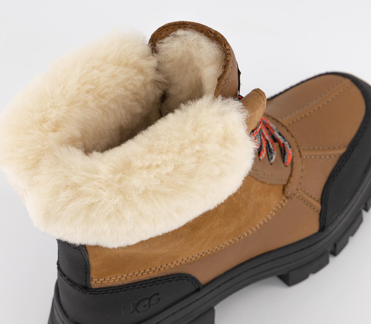 UGG Ashton Addie Boots Chestnut - Fur Lined