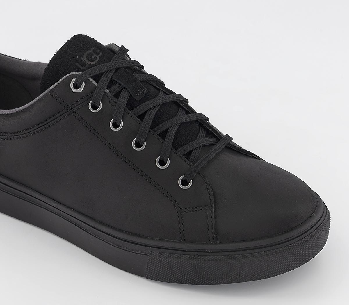 UGG Baysider Low Weather Sneakers Black - Men's Casual Shoes